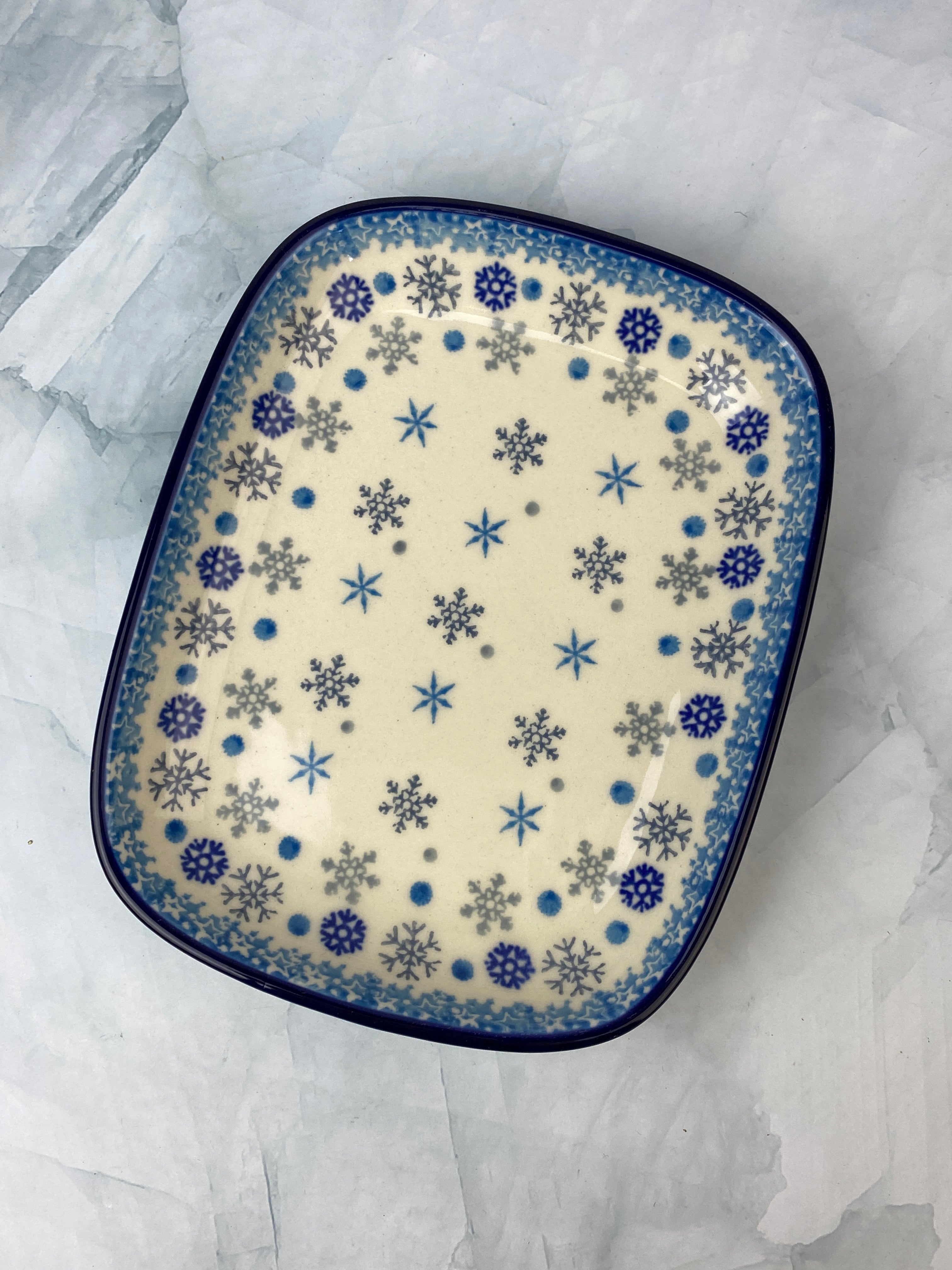 Small Rectangular Dish - Shape 160 - Pattern 2820 – Polish Pottery Westlake