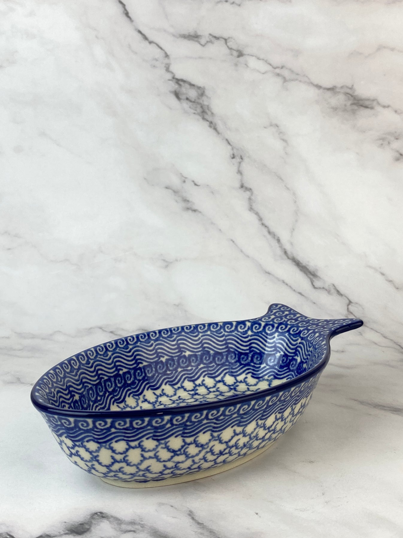 Medium Fish Bowl - Shape E24 - Pattern 2386 – Polish Pottery Westlake