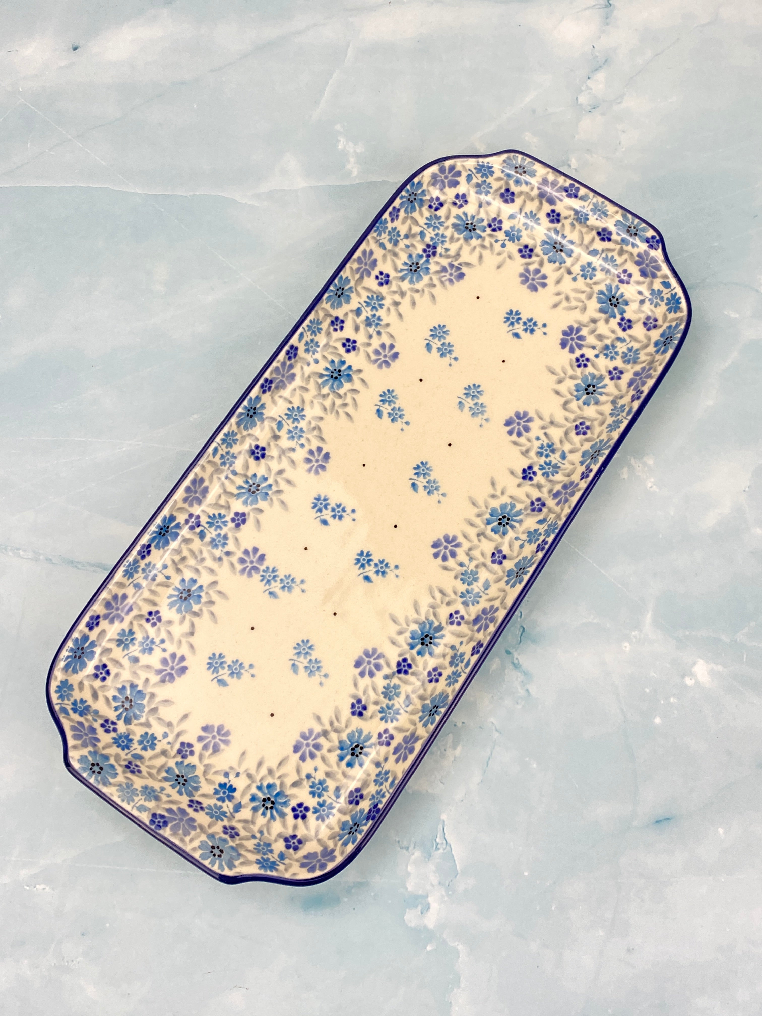 Bread Tray - Shape 410 - Pattern 2821 – Polish Pottery Westlake