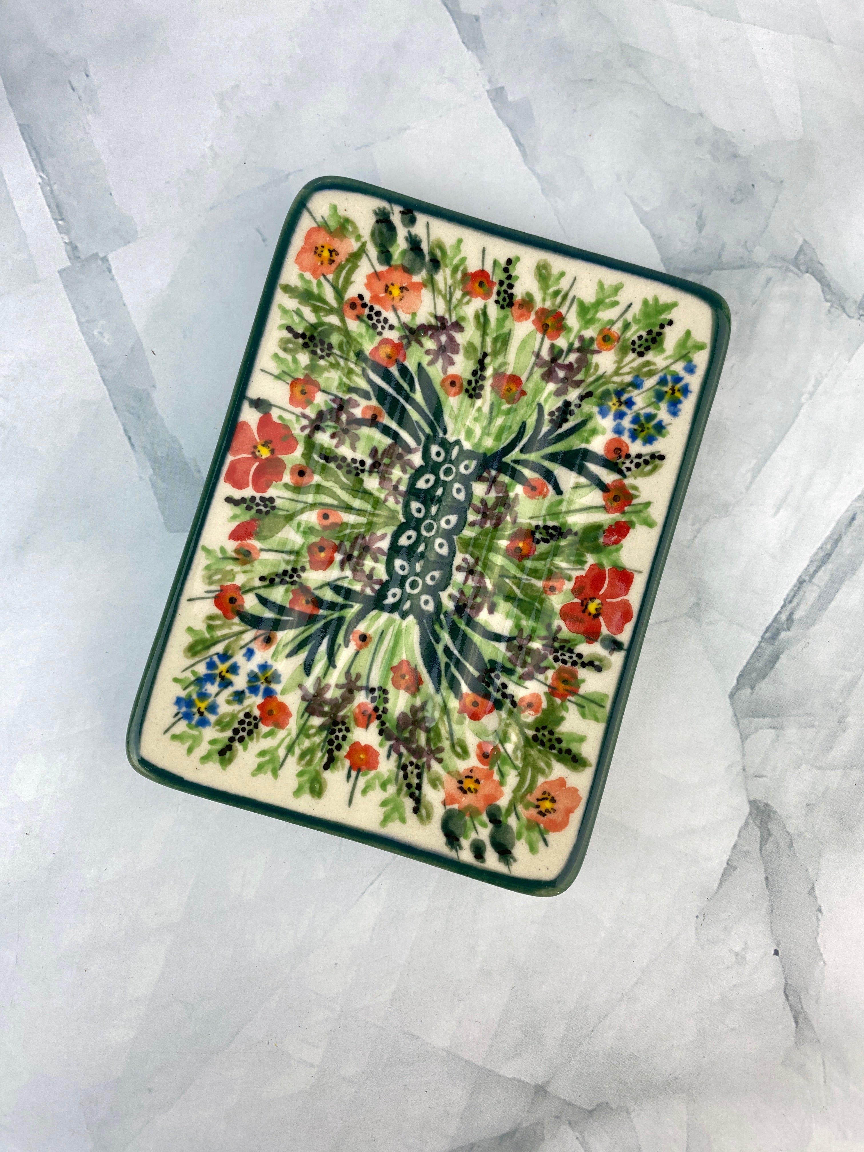 Unikat Soap Plate- Shape A97 - Pattern U4335 – Polish Pottery Westlake