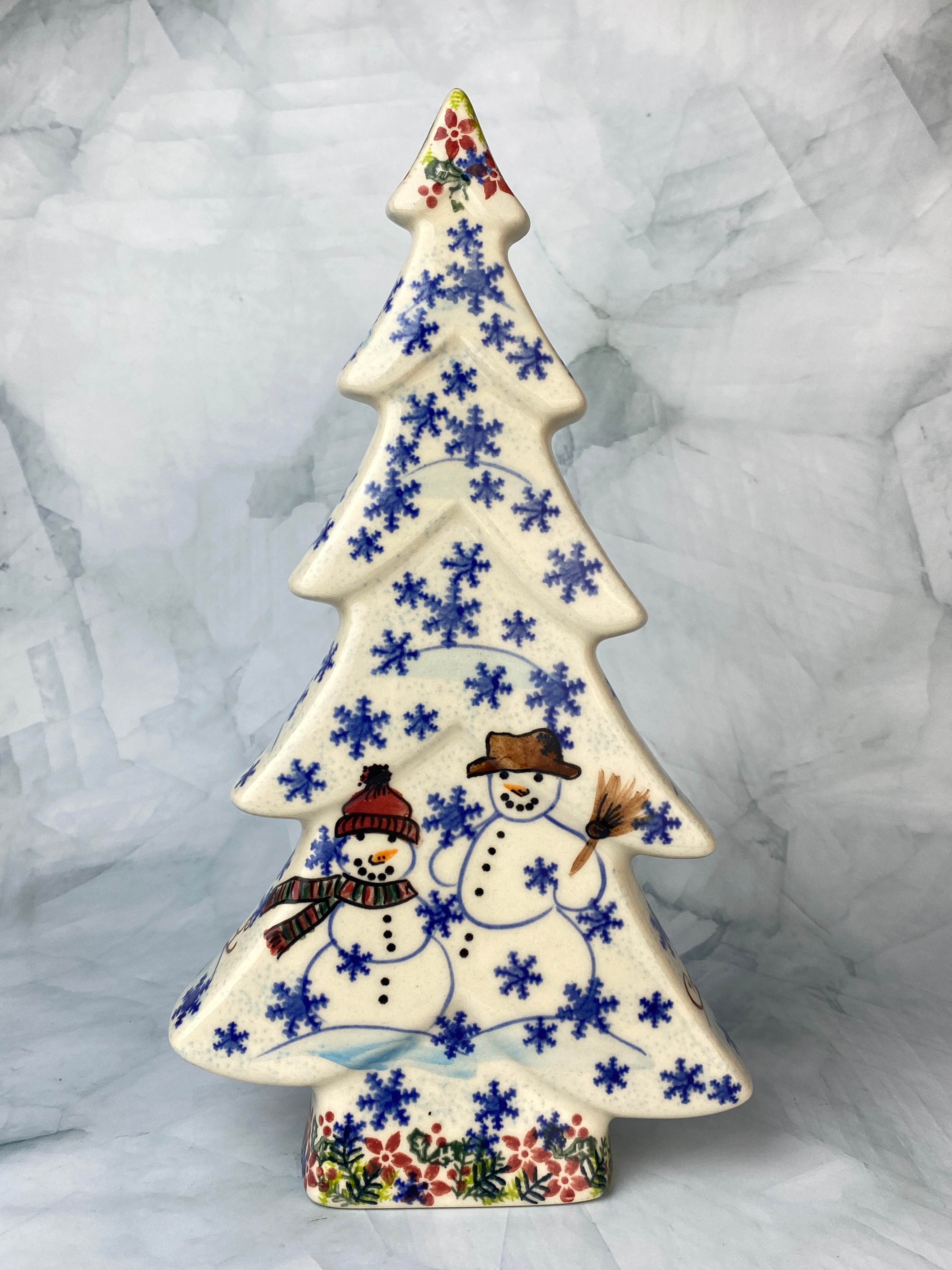 Vena Unikat Tree Figurine - Shape V491 - U583 Snowmen – Polish Pottery ...