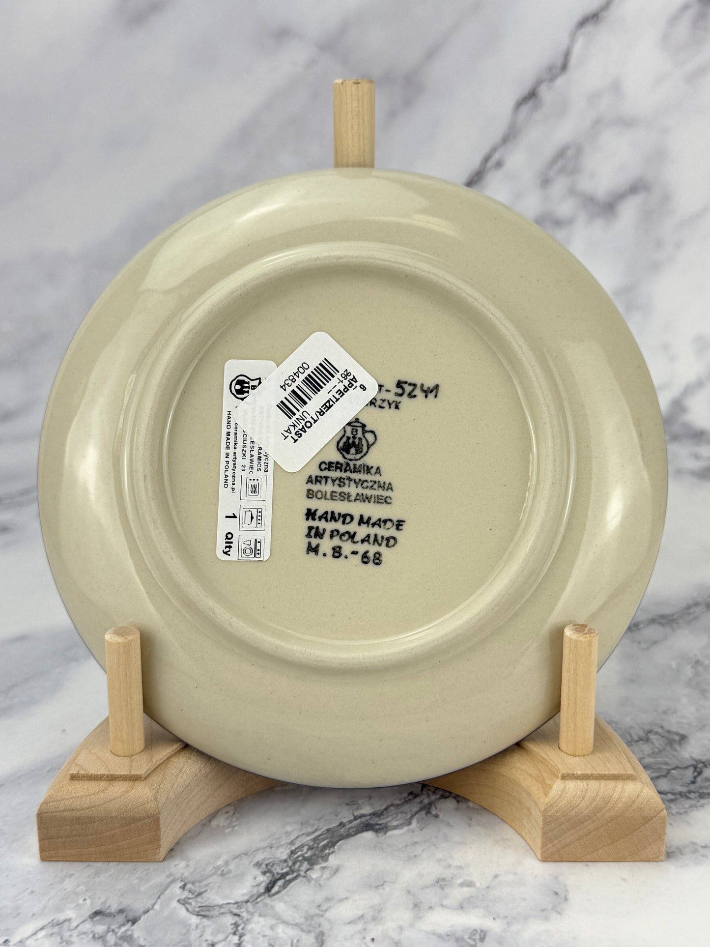6" Unikat Toast Plate - Shape 261 - Pattern U5241 – Polish Pottery Westlake