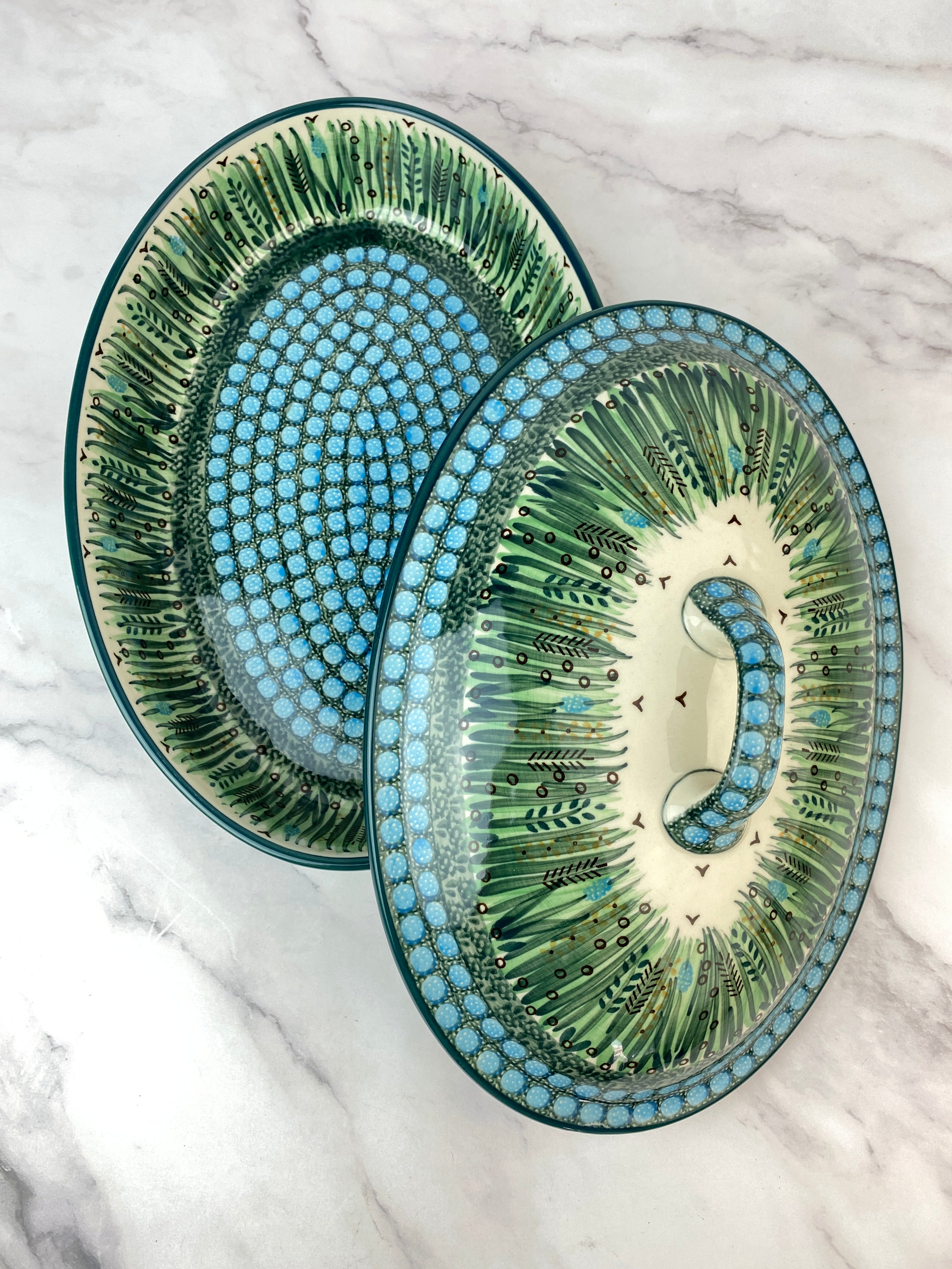 Large Unikat Covered Roaster - Shape A18 - Pattern U803 – Polish ...