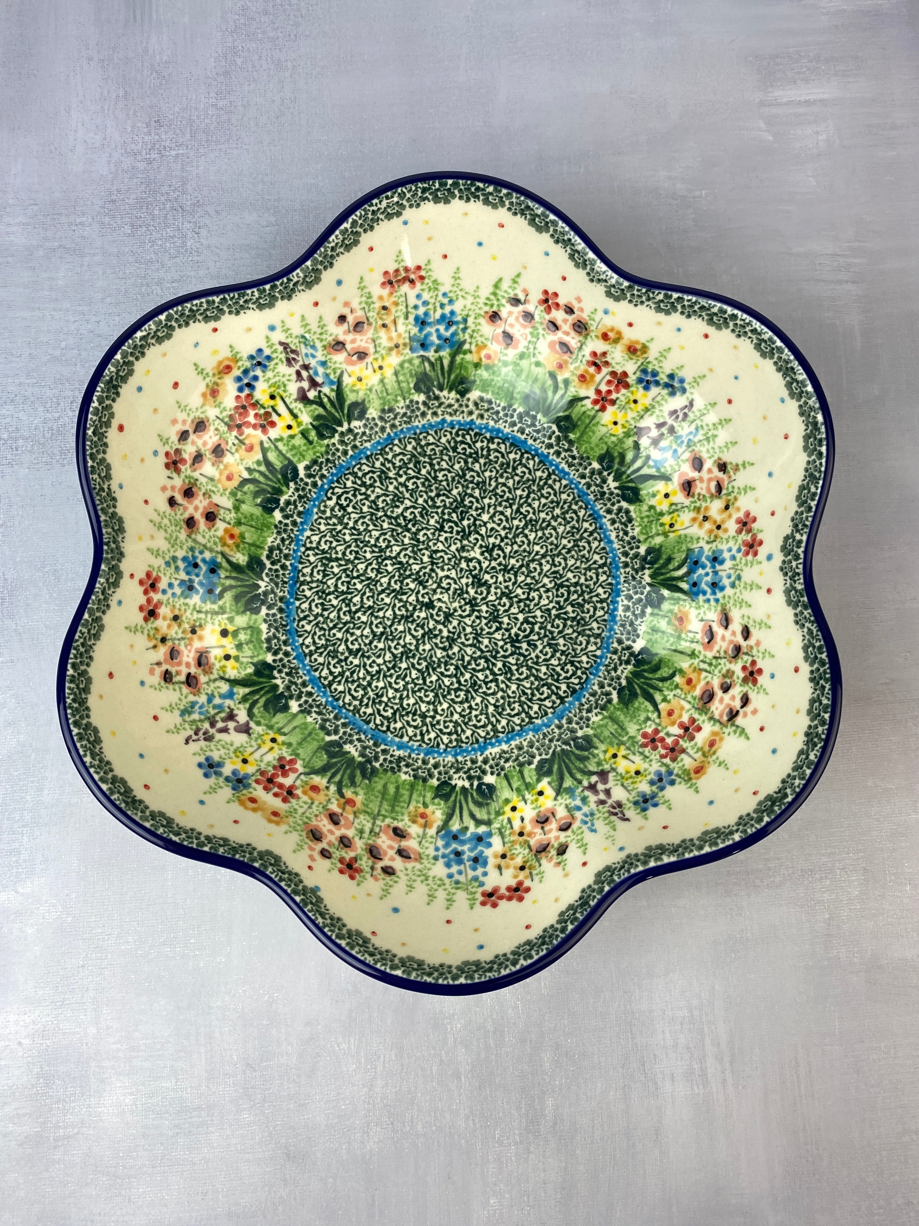 Unikat Flower Bowl - Shape 738 - Pattern U4875 – Polish Pottery Westlake