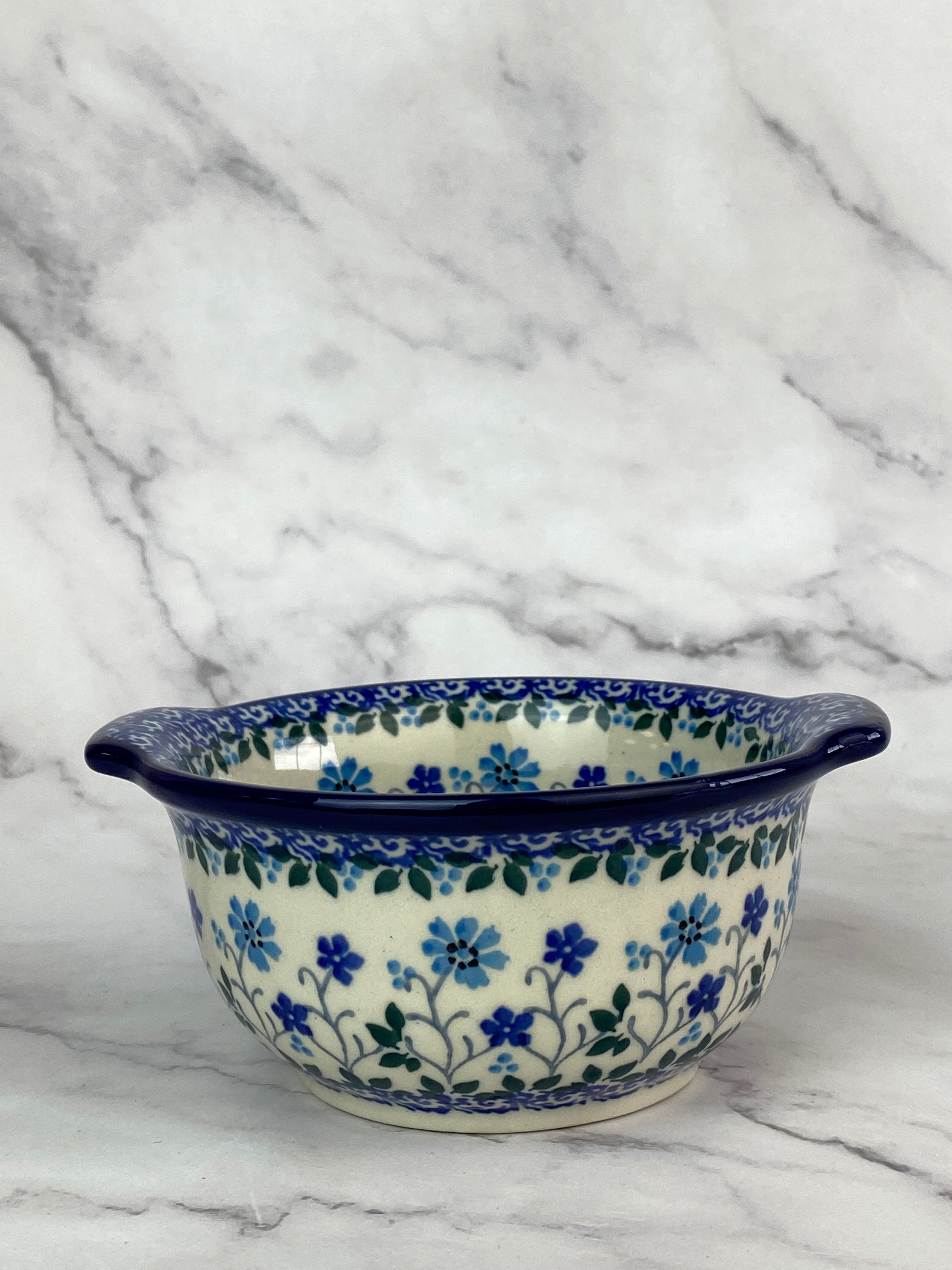 Solid Handled Soup Crock - Shape D14 - Pattern 2785 – Polish Pottery ...
