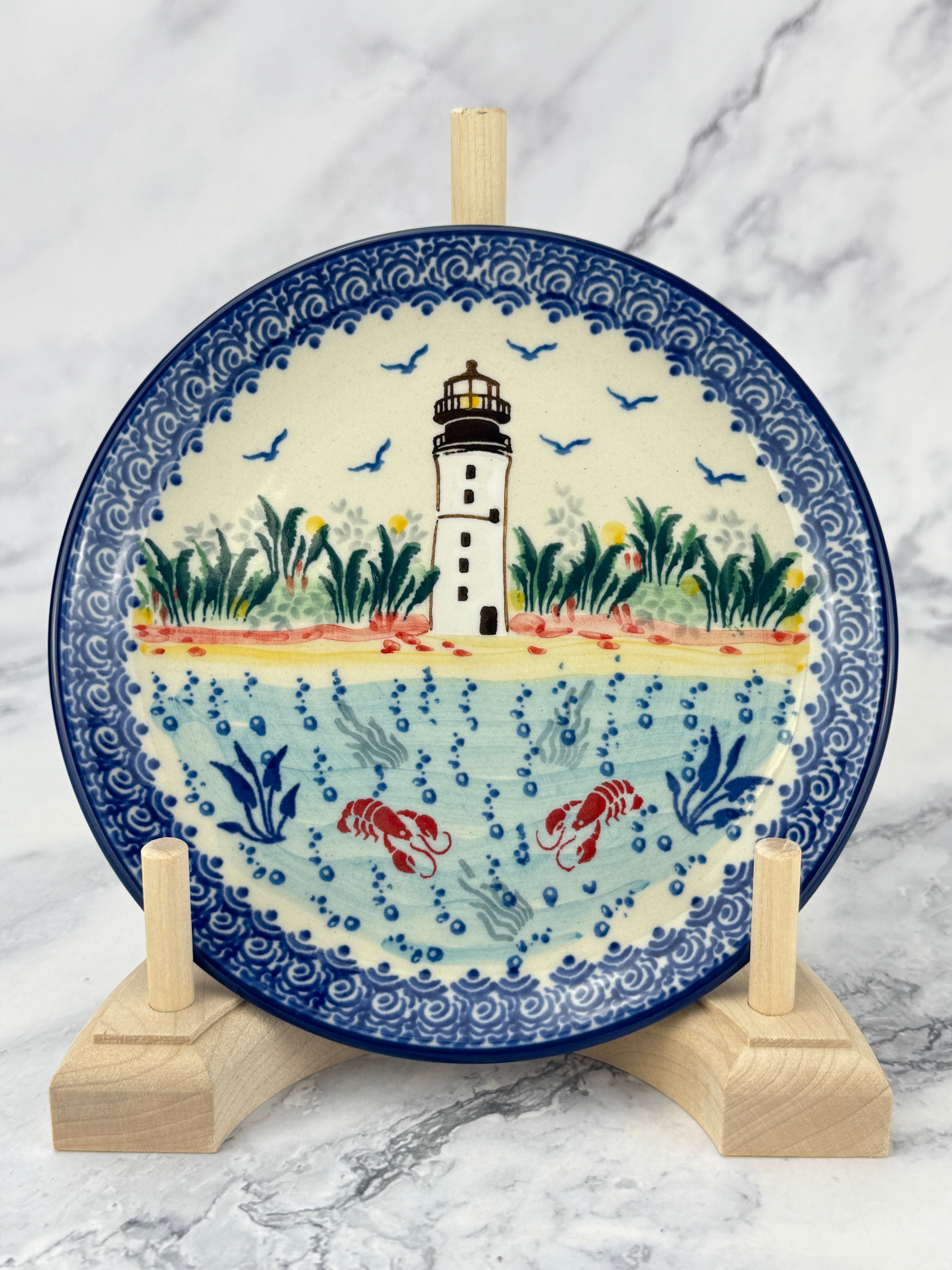 6" Unikat Toast Plate - Shape 261 - Pattern U5241 – Polish Pottery Westlake