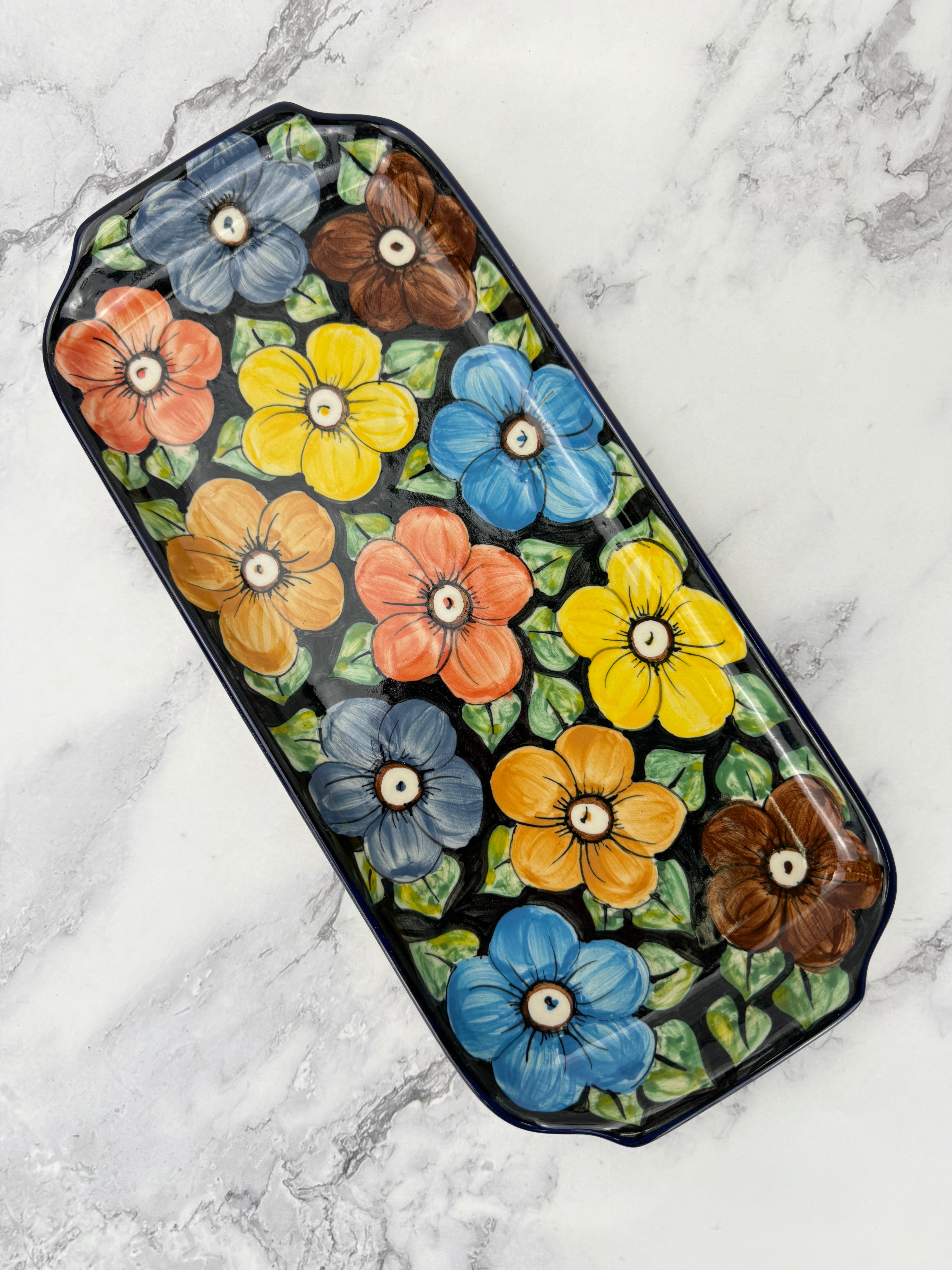 Unikat Bread Tray - Shape 410 - Pattern U415 – Polish Pottery Westlake