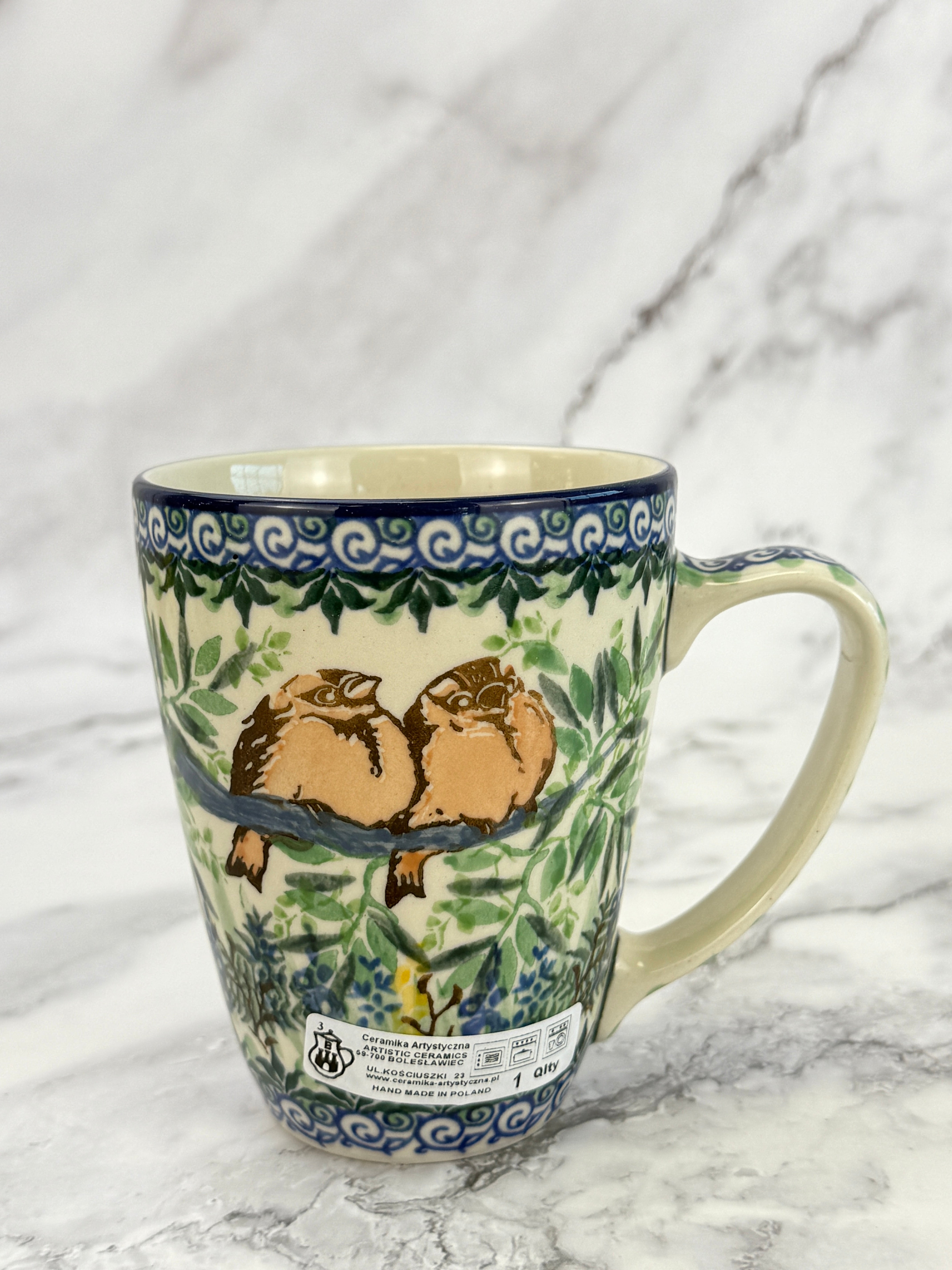 Unikat 10oz Mug - Shape D05 - Pattern U5175 – Polish Pottery Westlake