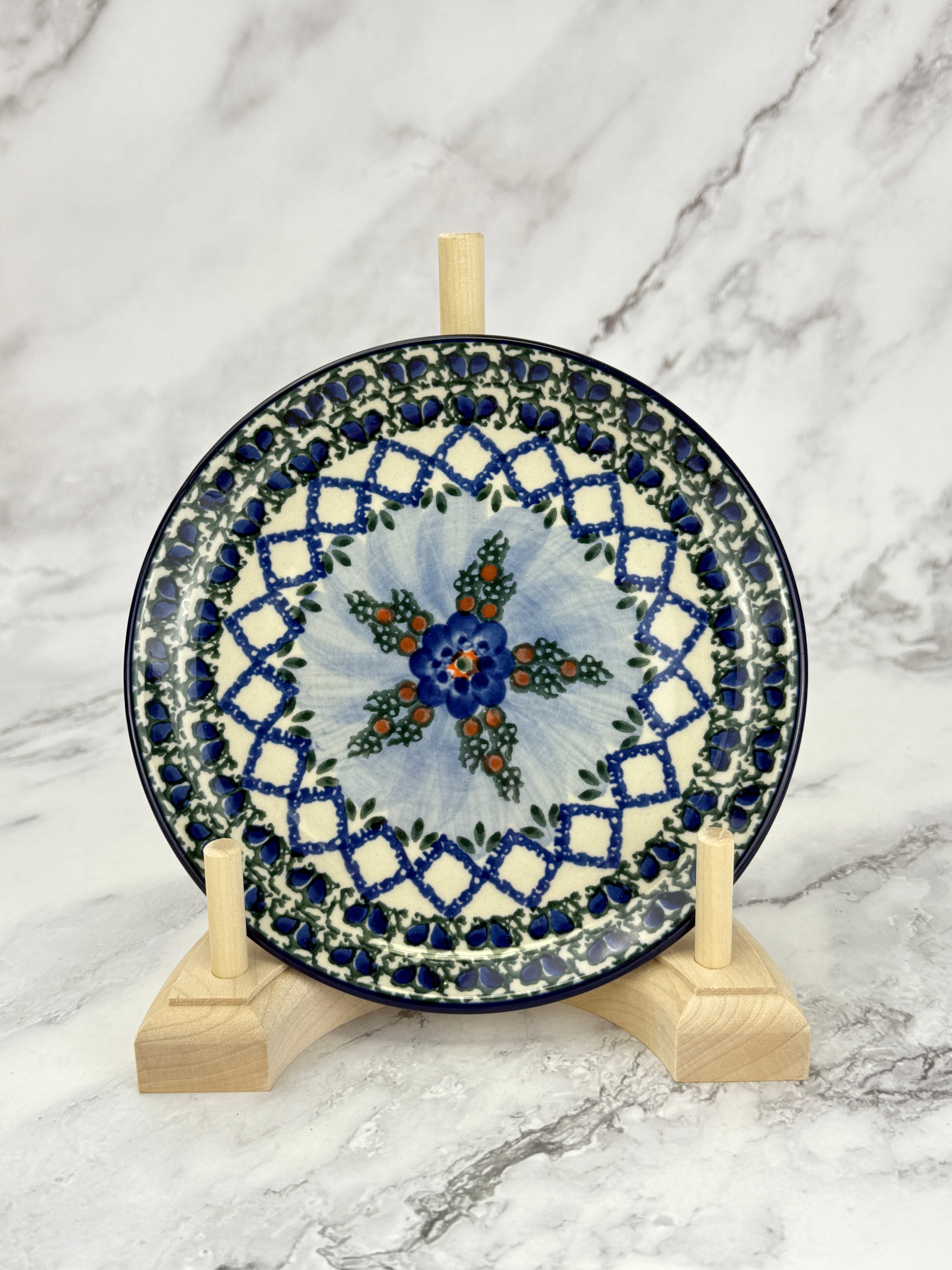 6" Unikat Toast Plate - Shape 261 - Pattern U1573 – Polish Pottery Westlake