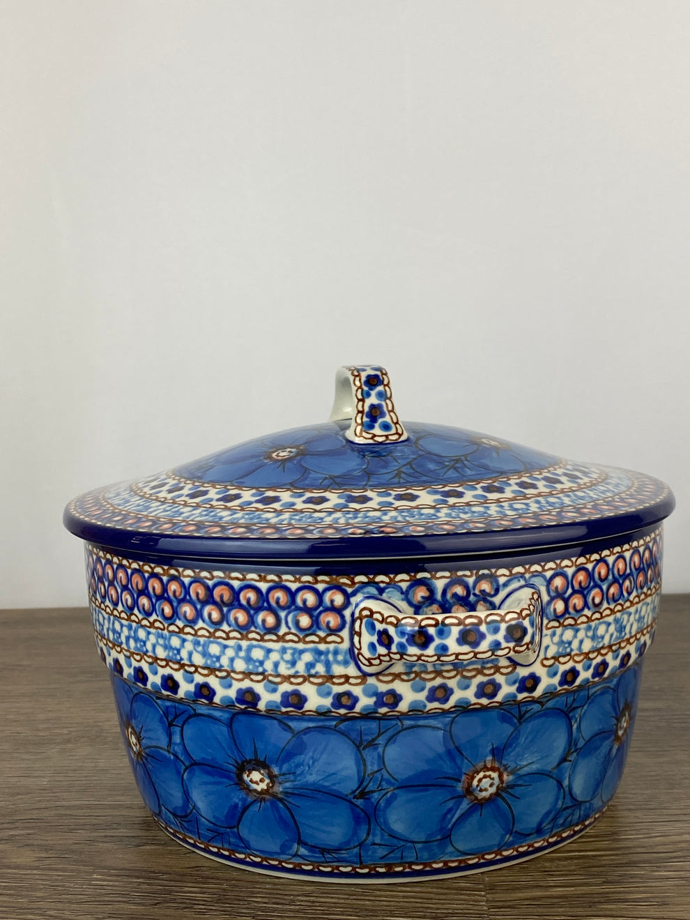 Unikat Covered Casserole - Shape 278 - Pattern U408C – Polish Pottery ...