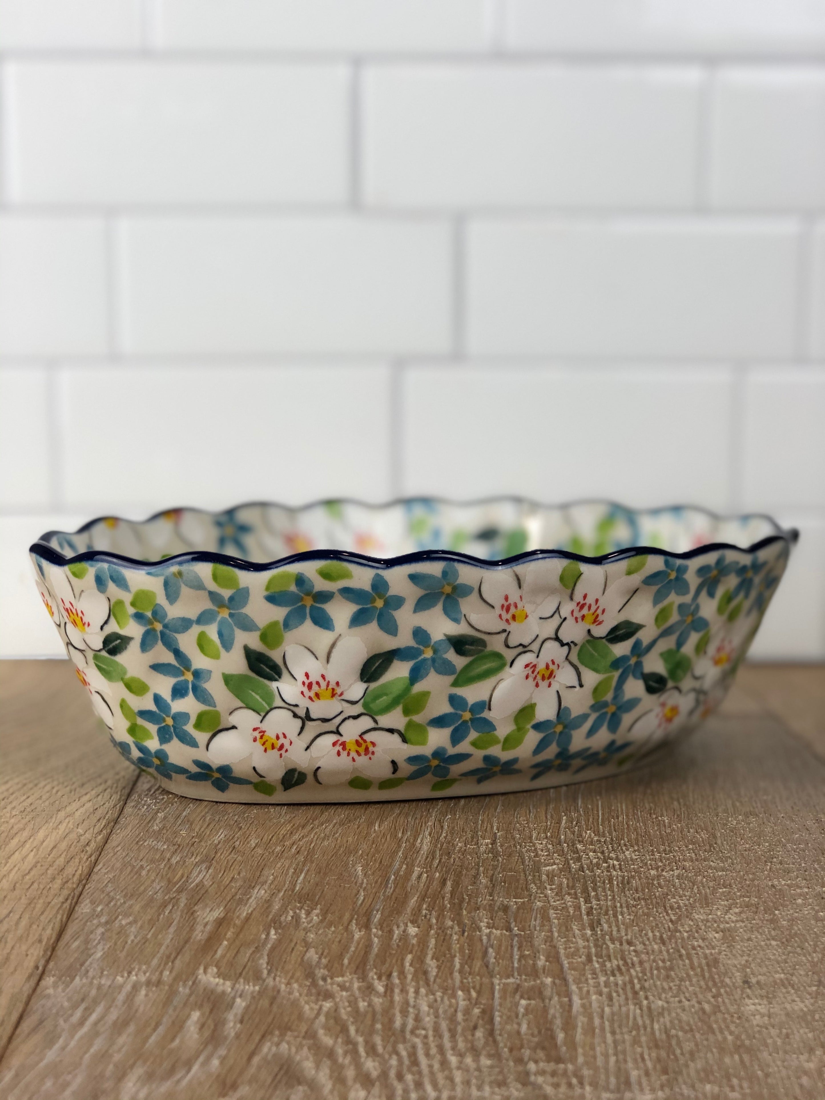 Unikat Lattice Bowl - Shape A89 - Pattern U4902 – Polish Pottery Westlake