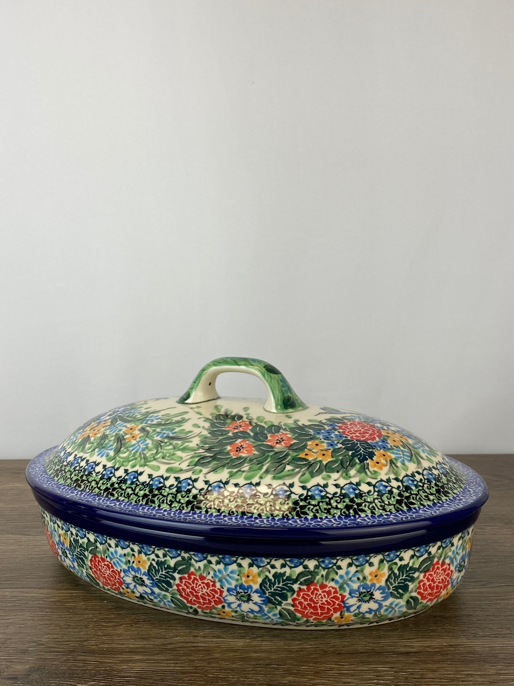 Large Unikat Covered Roaster - Shape A18 - Pattern U3271 – Polish ...