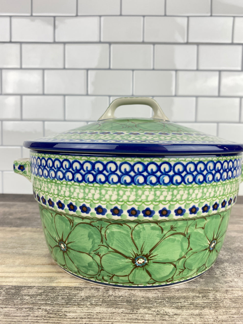 Unikat Covered Casserole - Shape 278 - Pattern U408D – Polish Pottery ...