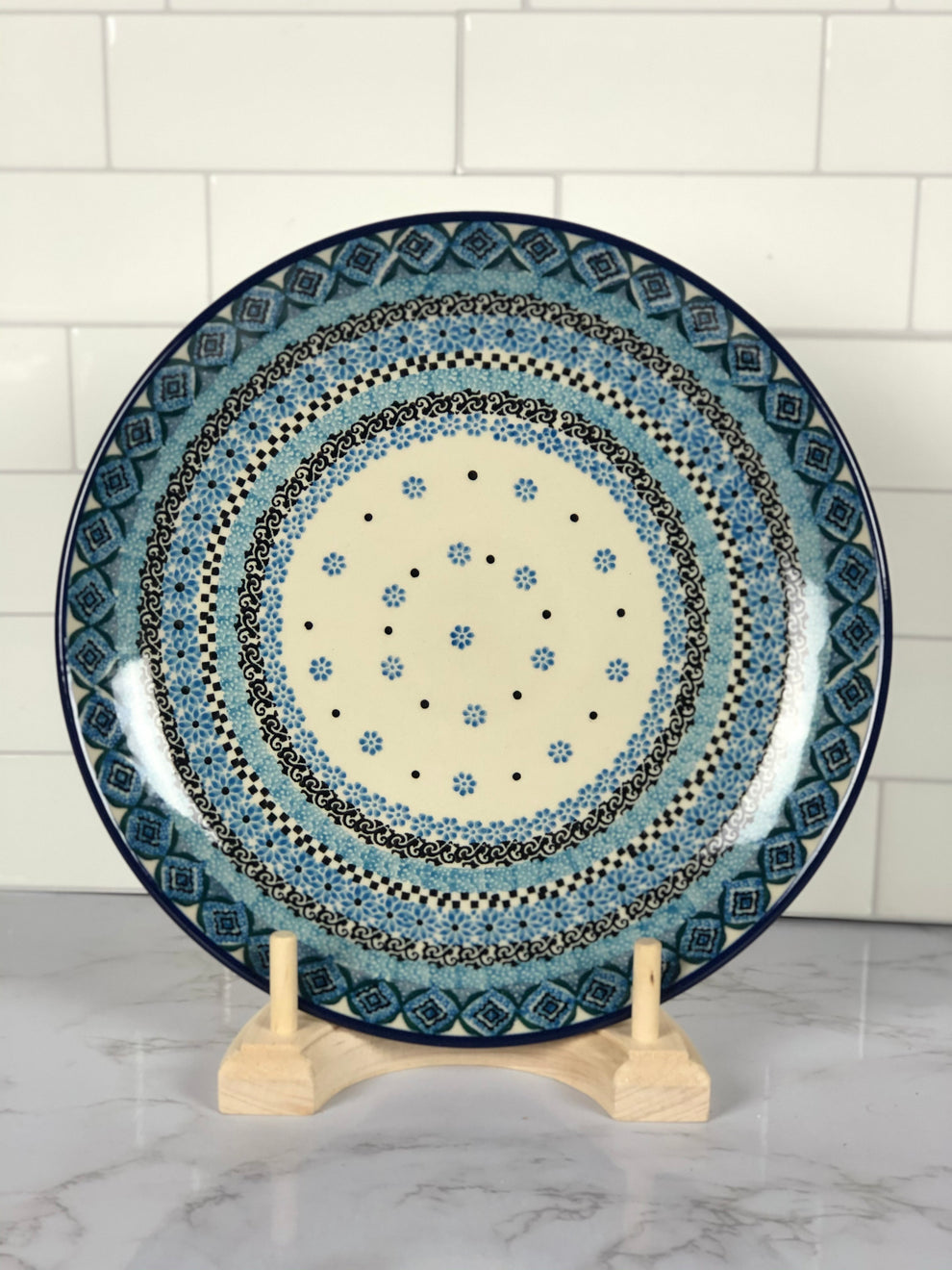 10" Dinner Plate - Shape 257 - Pattern U4427 – Polish Pottery Westlake